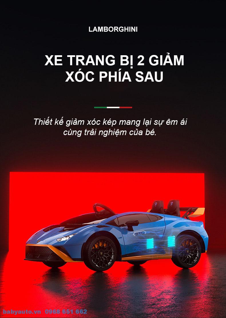 Ô tô điện trẻ em Lamborghini STO SMT 555 - Baby Auto